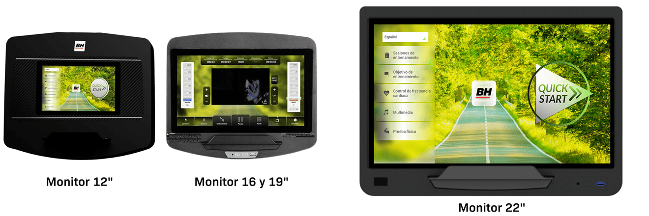 Inertia Treadmills now with 22 inches Smart Focus Monitor - BH Fitness